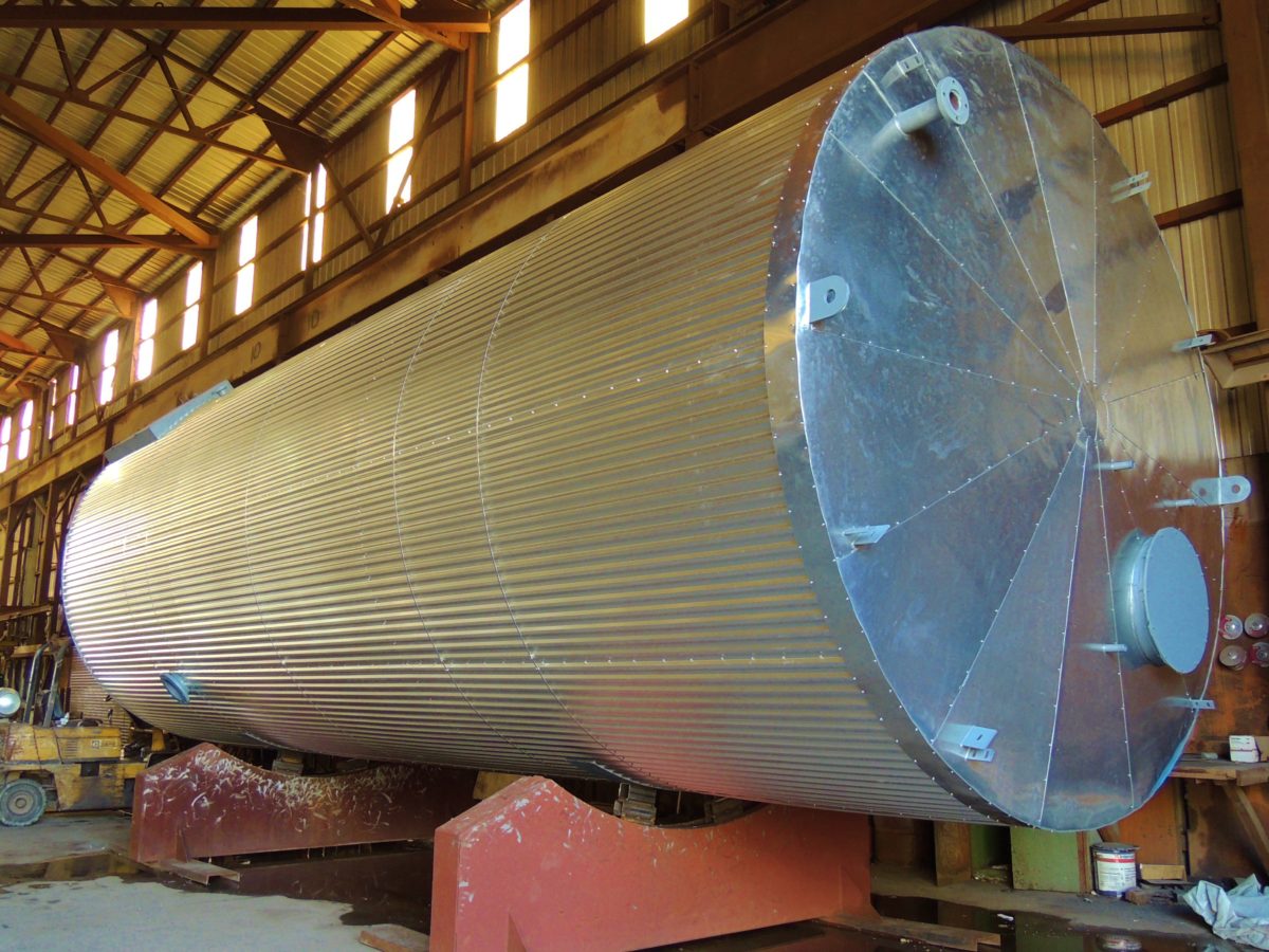 Insulated Metal Feed Storage, Steel Fabrication and Manufacturers